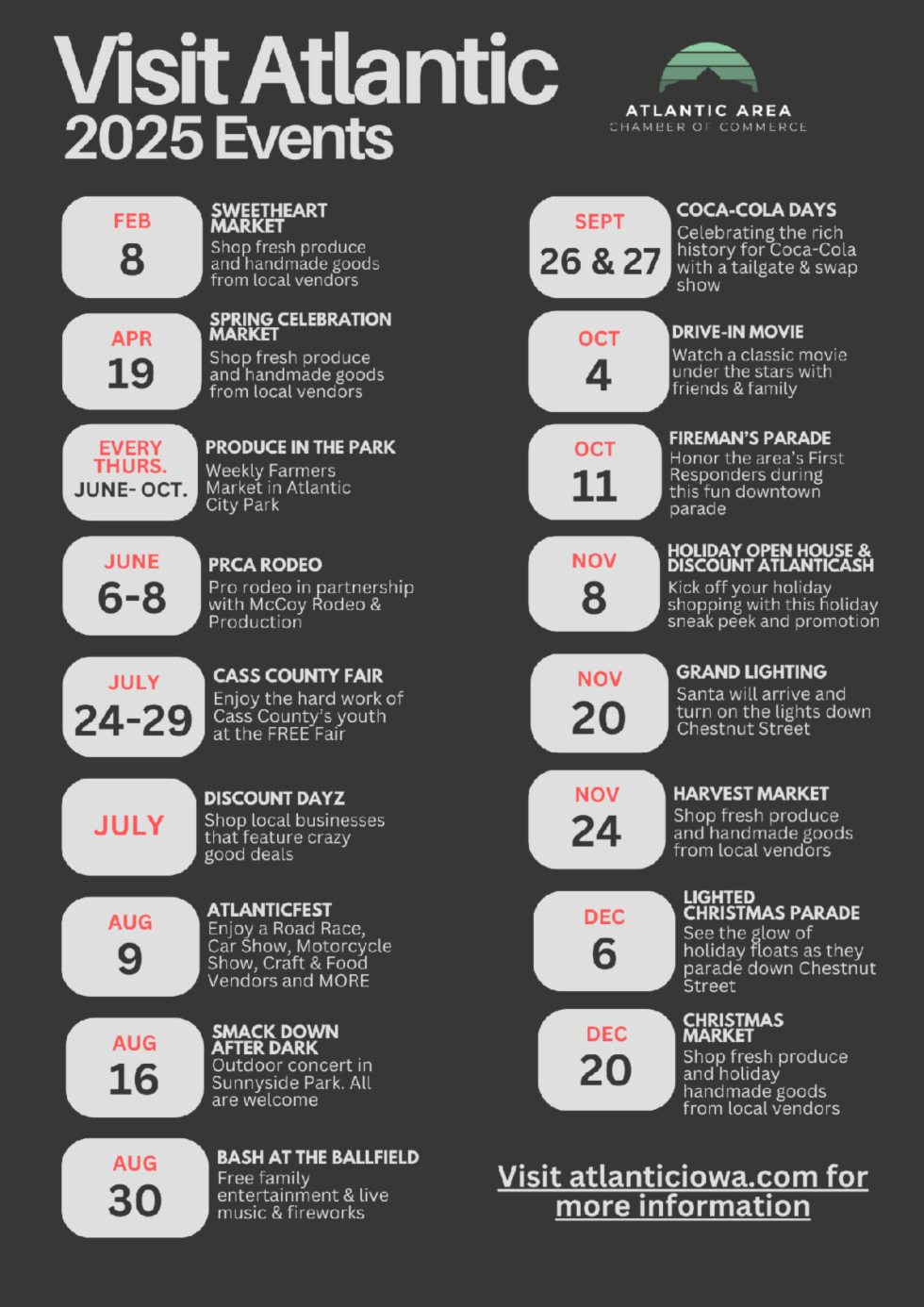 Atlantic - Cass County Iowa